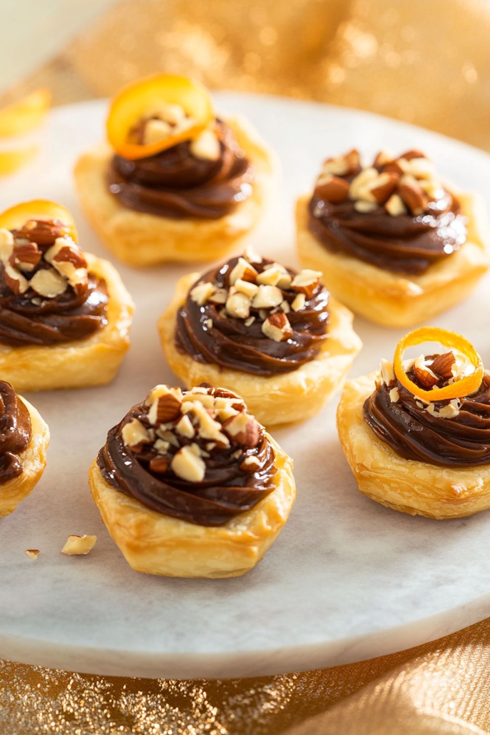 Puff Pastry Hazelnut Chocolate Cups - Pastry Recipes