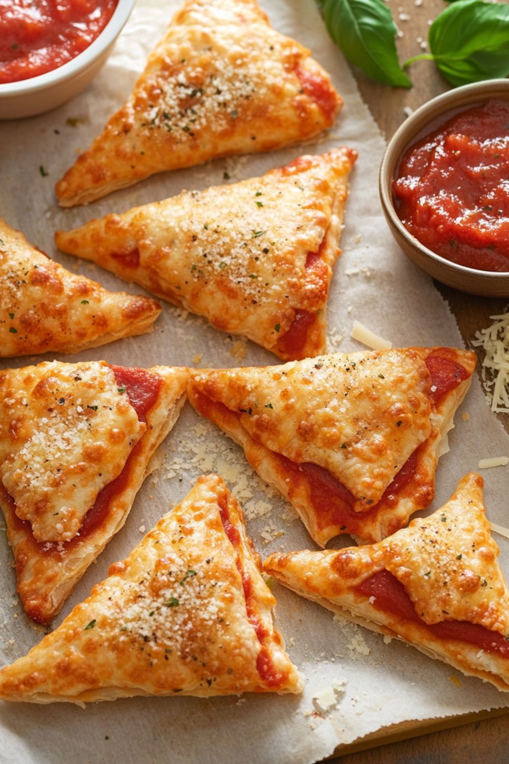 Pizza Puff Pastry Pockets - Pastry Recipes